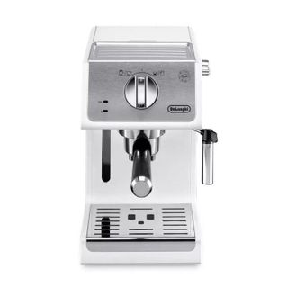 DeLonghi Machine &agrave; expresso 15 bars blanc/silver ECP33.21.W