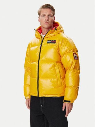 Tommy Jeans Daunenjacke Alaska DM0DM23894 Gelb Relaxed Fit