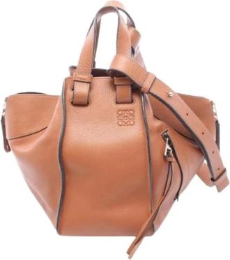 Loewe Sac &agrave; main en cuir doccasion - Femme - Pre-owned - Brun - Taille: ONE Size