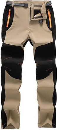 Generic Pantalon de randonn&eacute;e pour homme - R&eacute;sistant &agrave; leau - Coupe-vent - Pantalon de travail cargo confortable et respirant - Pantalon de marche d&eacute;contract&eacute;