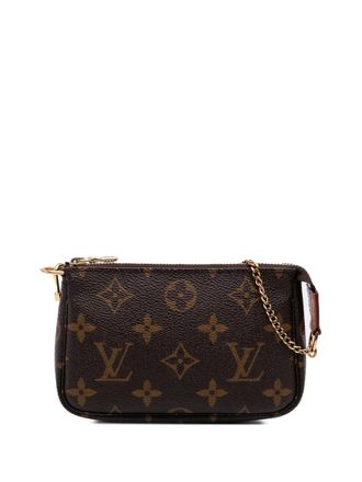 Louis Vuitton mini sac à main Pochette Accessoires pre-owned (2017) - Marron
