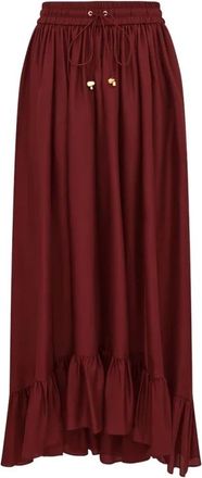 Zimmermann Femme, Jupes, Rouge, Taille: 38 FR Aster Maxi Skirt