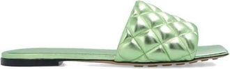 Bottega Veneta Slipper & Pantoletten - Padded Sandals - Gr. 35,5 (EU) - in Grün - für Damen