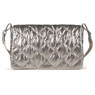 Munich Damen Cover Fw25 Crossbody Messenger C/Silver Taschen und Rucksäcke, Silber