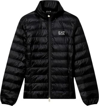 Emporio Armani Emporio Armani Ea7, Femme, Vestes, Noir, Taille: 40 FR Veste Core Lady l&eacute;g&egrave;rement rembourr&eacute;e en nylon