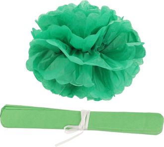Cabilock 20 Stück Papier Pom Poms Krepppapier Blumen Dekoration Rustikale Party Fensterdeko Vielseitige Hängende Deko für Neujahrs Hochzeitsfeiern Buntes aus T