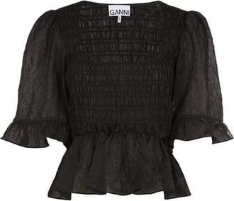 Ganni Blouse &agrave; volants
