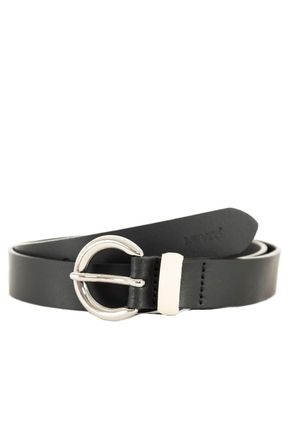 Levi's Damen Larkspur-Wordmark Logo Belt, Regular Black, 70