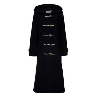 Dries Van Noten Manteau duffle en laine - Femme - Manteaux - Bleu - Taille: 34 FR