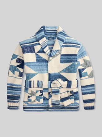 Polo Ralph Lauren Regular Fit Cardigan aus Baumwoll-Leinen-Mix