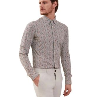 Roberto Ricci Design Chemise formelle &agrave; col italien - Homme - Chemises - Beige - Taille: XL