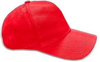 TMK Chapeau de Baseball Basket Vintage Vieilli Unisexe cod.2026, rouge, Taille Unique