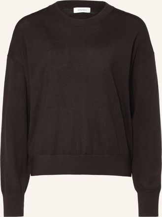 Darling Harbour Darling Harbour Pullover Aus Merinowolle braun