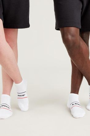 Levi's Chaussettes Basses Levis Sportswear Lot De 2 - Homme - Blanc / Iconic - 35