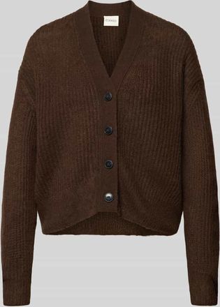 Closed Strickjacke aus Alpaka-Mix mit V-Ausschnitt