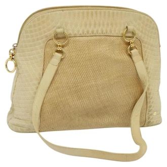 Bally Pre-owned Leder Schultertasche - - Pre-owned - Damen - Beige - ONE SIZE
