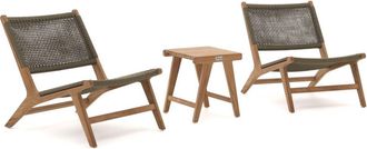 Bellagio la vita attrattiva Bellagio Elcito Lounge Balkonm&ouml;bel-Set 3-teilig