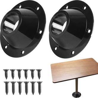 Generic Tischhalterung Boot, 2-teilig Solide Alu Fu&szlig;st&auml;nder, Tischhalter f&uuml;r Wohnmobil, F&uuml;r Wohnmobil Vana Anh&auml;nger Seeschiff Badesegel Pool