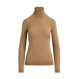 Ralph Lauren Col roul&eacute; Lauren - Femme - Pulls - Beige - Taille: 38 FR