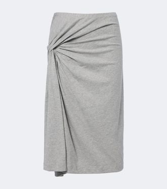 Dries Van Noten Midirock aus Baumwoll-Jersey