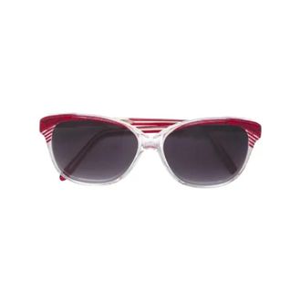 Saint Laurent Pre-owned Acetat sonnenbrillen - - Pre-owned - Damen - Rot - ONE SIZE