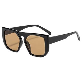 Generic Lunettes De Soleil Carr&eacute;es &Agrave; Grande Monture For Hommes Et Femmes, Tendance, For Lext&eacute;rieur, Les Vacances D&eacute;placements(Brown)