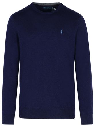 Polo Ralph Lauren Navy Wool Pull