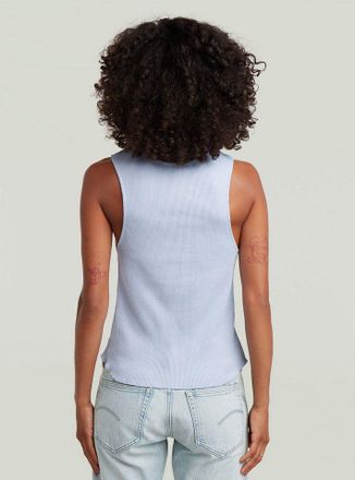 G-Star T-Shirt Slim Henley Tank T-Shirt