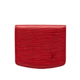 Louis Vuitton Pre-owned Leder M&uuml;nzb&ouml;rse - - Pre-owned - Damen - Rot - ONE SIZE