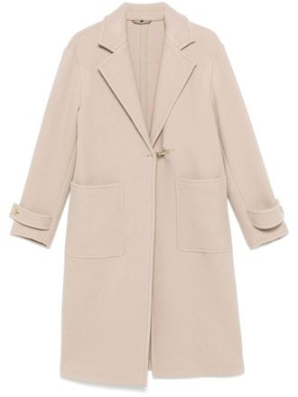 Fay manteau &agrave; simple boutonnage - Tons neutres