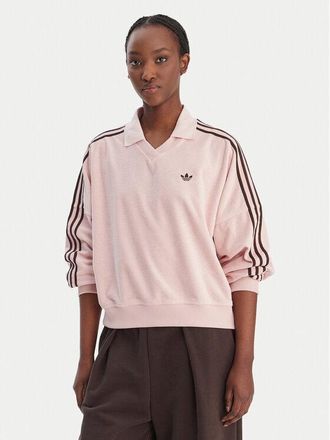 adidas Sweatshirt Terry Towel KD1400 Rosa Oversize
