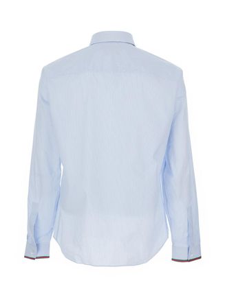 Gucci Mens Shirt, Light Blue Cotton