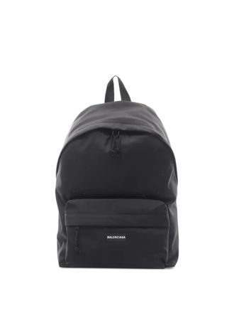 Balenciaga 2020s BB Rucksack mit Logo - Schwarz
