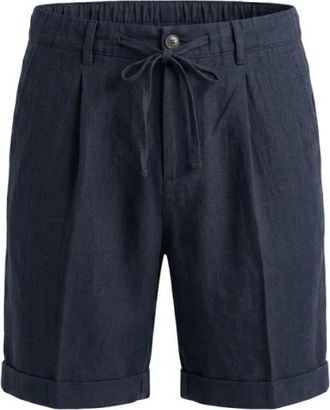 40weft 40Weft, Homme, Shorts, Bleu, Taille: XL Bermuda Chino Coulisse Relaxed Easy Fit