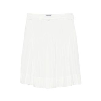 Low Classic Pleated Midi Skirt