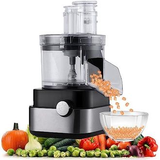 Generic Machine à découper les légumes Coupe-légumes électrique en cubes avec grille à 5 cubes Capacité de 5000 ml Hachoir à fruits et légumes Hachoir à carot