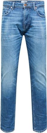 Selected Herren Slhslim-leon 24603 Mb Tencel Jns W Noos Jeanshose, Medium Blue Denim, 38 EU