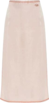 Diesel Femme, Jupes, Rose, Taille: 42 FR O-Rietta Midi Skirt