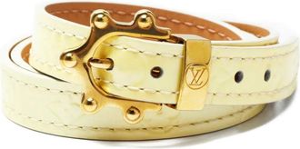 Louis Vuitton bracelet Triple Tour à boucle embossée (2005) - Jaune