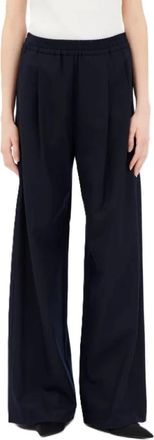 Odeeh Femme, Pantalons, Bleu, Taille: 36 FR Wide Pantalons