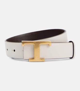 Tod's Ceinture T Timeless r&eacute;versible en cuir