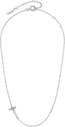 Olivia Burton Halskette für Damen Kollektion EVER STACKED aus Edelstahl mit einem Charm Biene und Kristallen - 24100343
