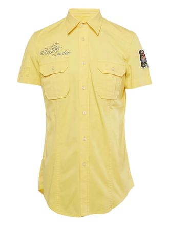 Dsquared2 chemise boutonn&eacute;e &agrave; manches courtes - Jaune