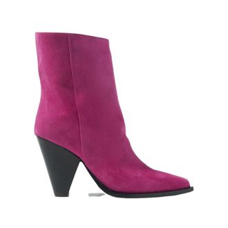 Scarosso Emily Suede Stiefel - - Shoes - Damen - Rosa - 35 EU