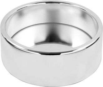 Fink Leuchter, Kerzenhalter, Silber, Legierter Stahl, vernickelt, D.11,5 cm