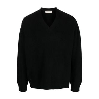 Paura Venezia V-Ausschnitt Pullover - - Knitwear - Herren - Schwarzk - XL