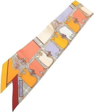 Herm&egrave;s Pre-owned Camails Twilly Scarf - Femme - Pre-owned - Multicolore - Taille: ONE Size
