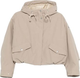 Moncler Eucalyptus Kapuzenjacke - Nude