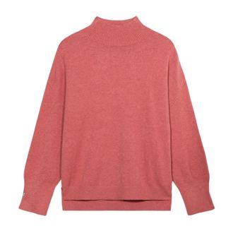 Oltre Femme, Pulls, Rose, Taille: 38/40 FR Col roulé en maille viscose