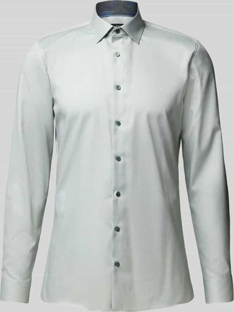 Olymp No. 6 Super Slim Fit Business-Hemd mit Kentkragen